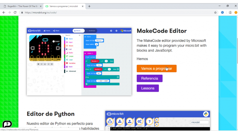 Micro:bit primeros pasos programación por pc x cable y smartphone x ...