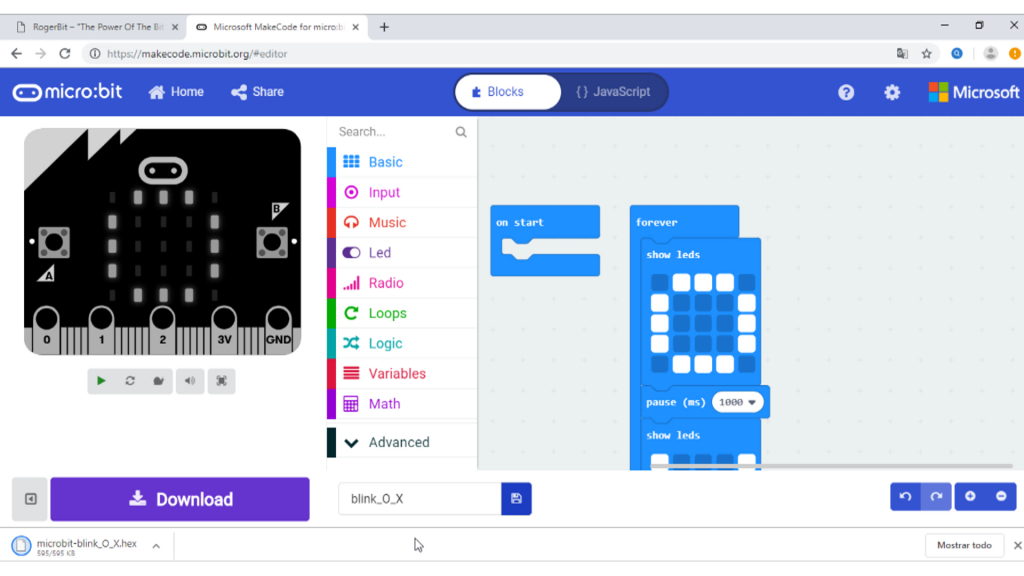 Micro:bit primeros pasos programación por pc x cable y smartphone x ...