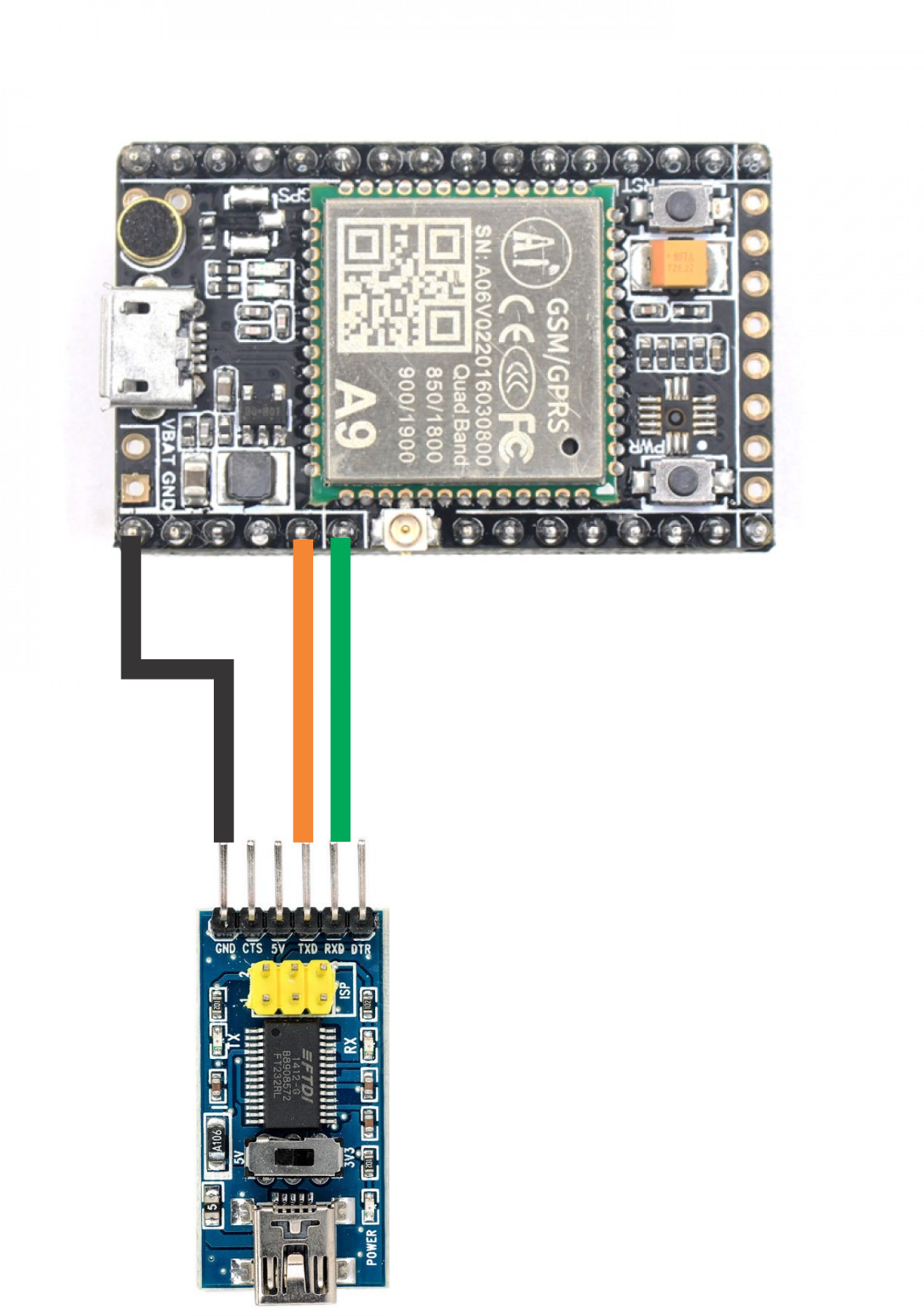 Programando módulo GSM GPRS A9 con SDK Ai-Thinker y Coolwatcher sin ...
