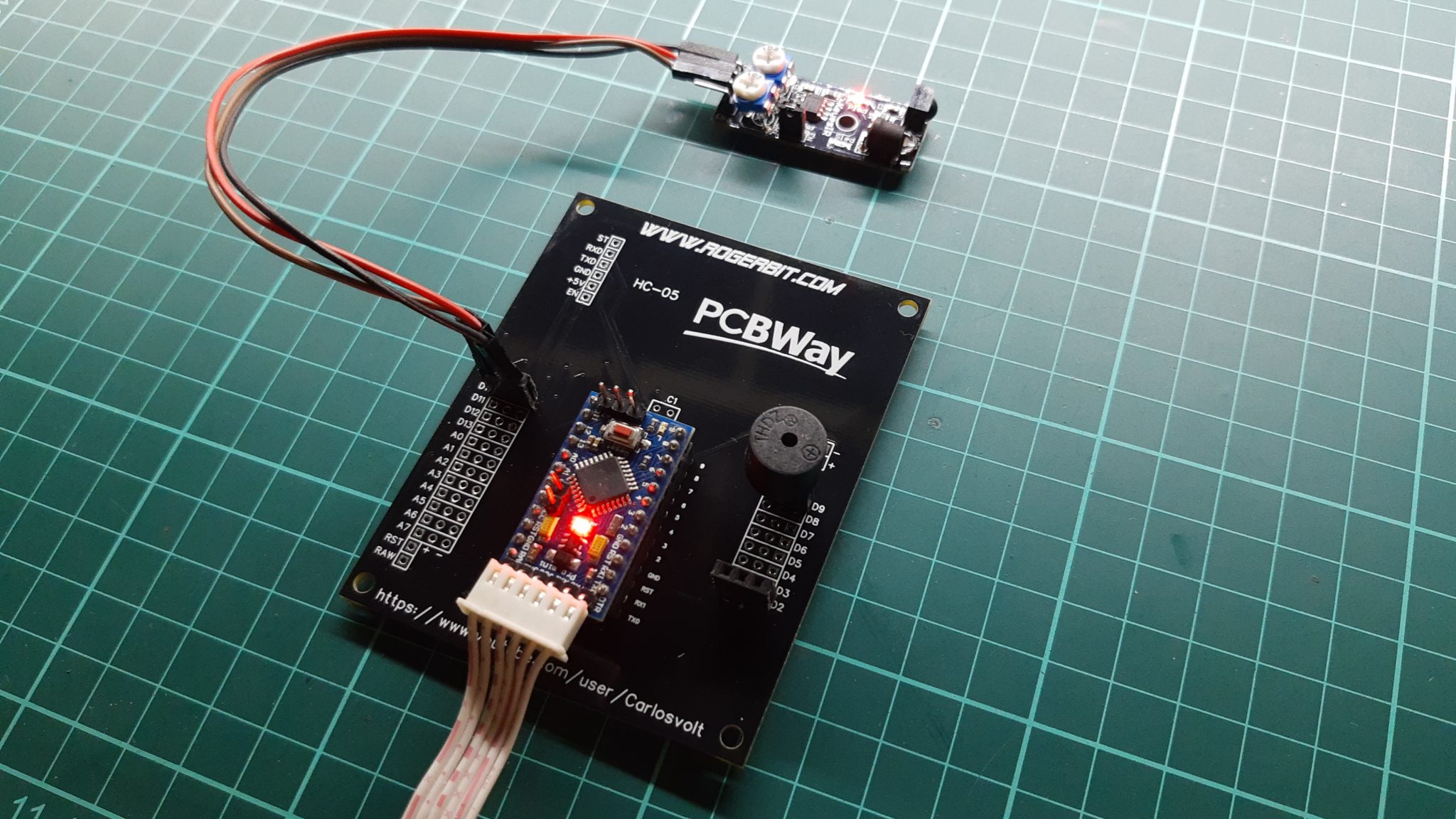 Probando el sensor detector de obstáculos ky-032 y Arduino – RogerBit